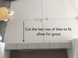 Install Nosing Tiles - Transition from Tiles to Stairs